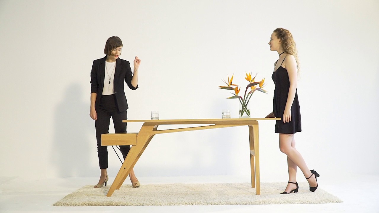 Kardiel's Protractor Junior Desk - YouTube