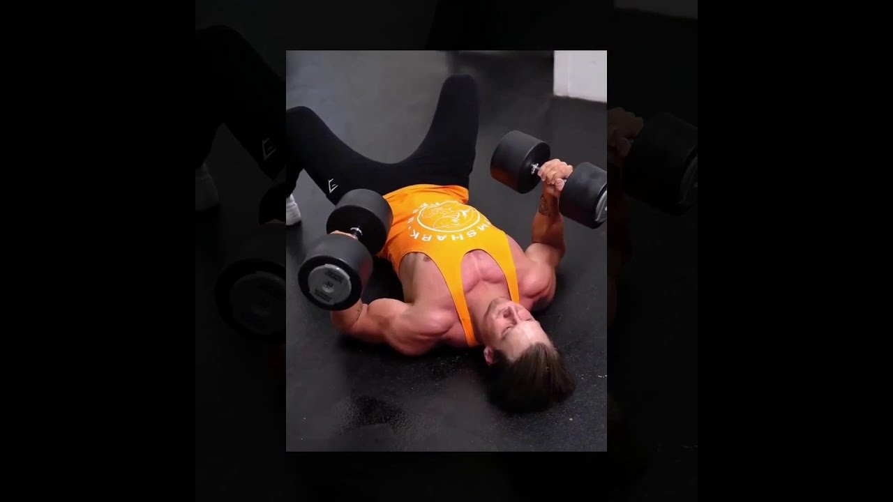 Floor Chest Workout using Dumbbells||Good for Homeworkout - YouTube