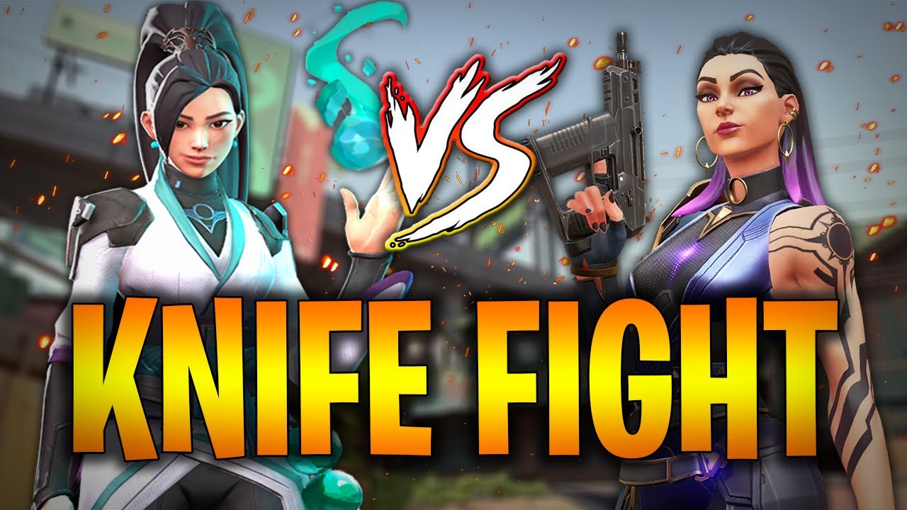 1 vs 1 KNIFE FIGHT! - VALORANT - YouTube