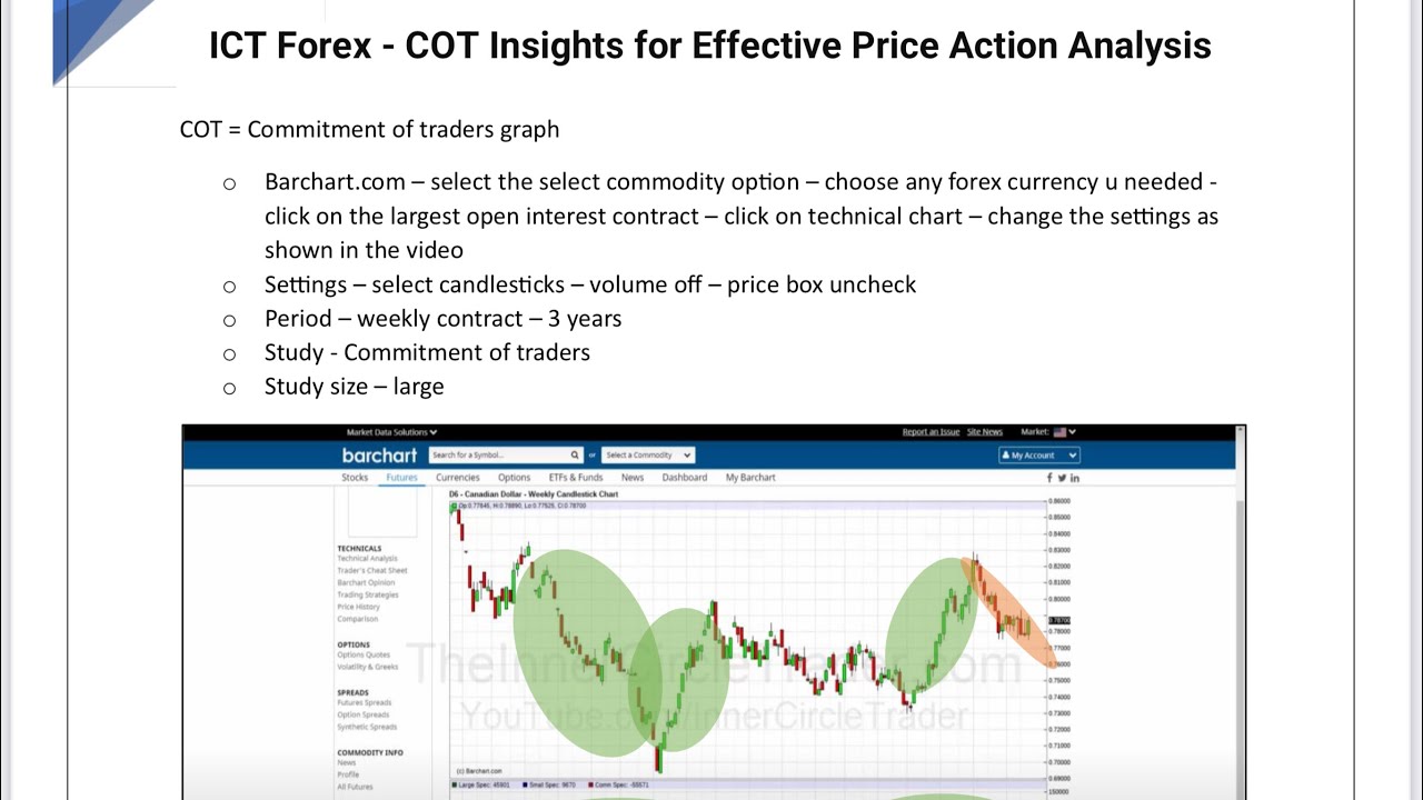 ICT Forex - COT Insights for Effective Price Action Analysis - YouTube