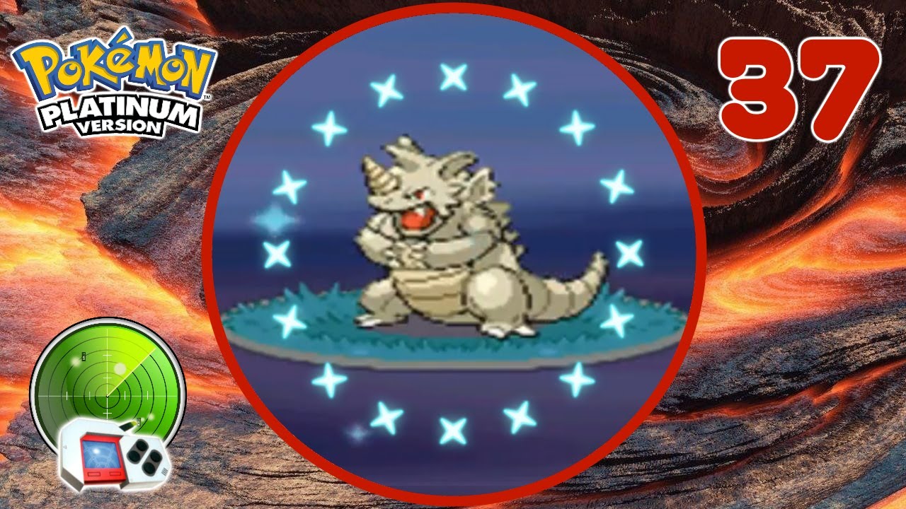 [LIVE] Shiny Rhydon in Platinum after 40 Radar Chain! - YouTube