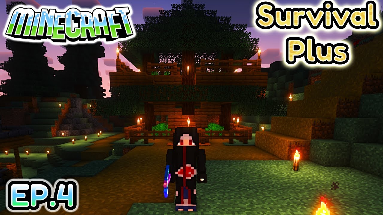 Minecraft Survival Plus LetsPlay EP.4 (Lightly Modded Java) Vibin and Buildin - YouTube
