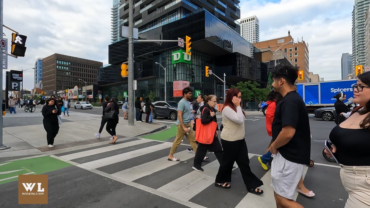 Midtown Toronto Walk: Eglinton Station to Lawrence - YouTube