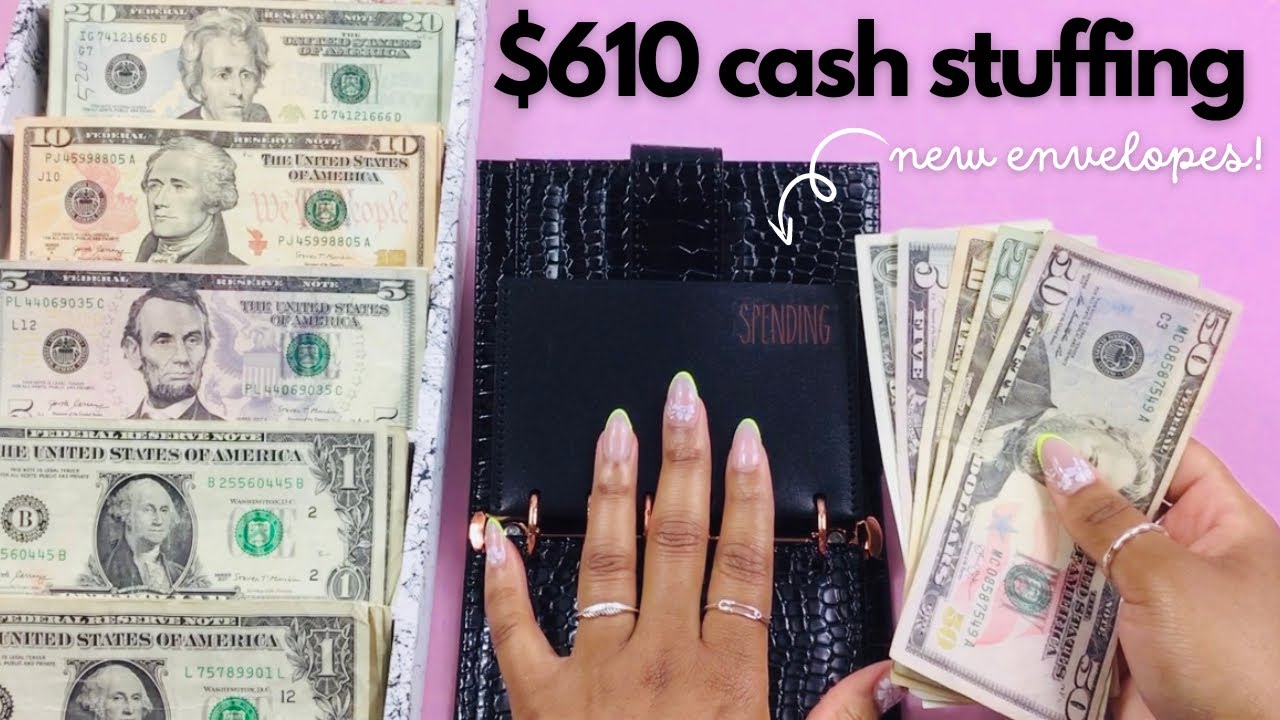 LOW CASH ENVELOPE STUFFING 2024 | Paycheck Cash Stuffing | SAVINGS ...