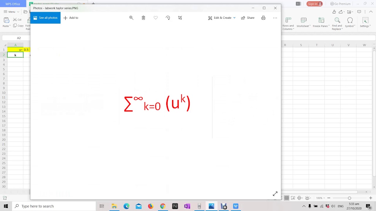 (Item #1) - Taylor Series Approximation in Excel - YouTube