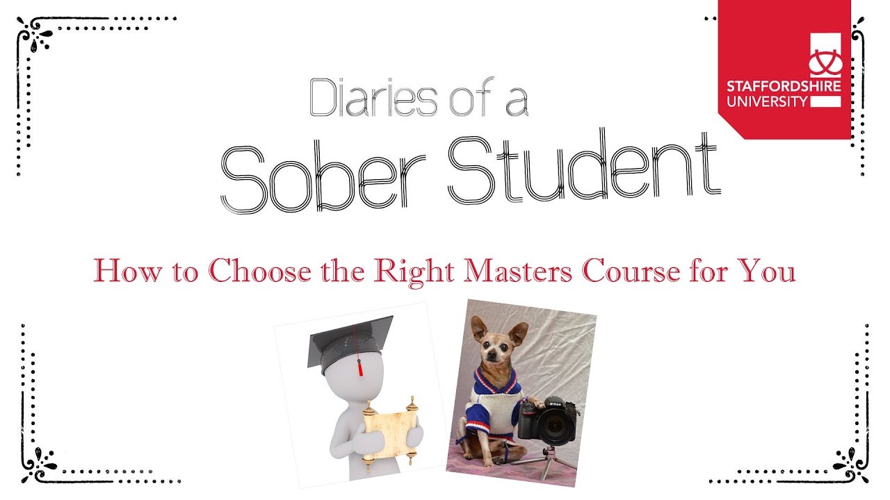 How to Choose the Right Masters Course for You - YouTube