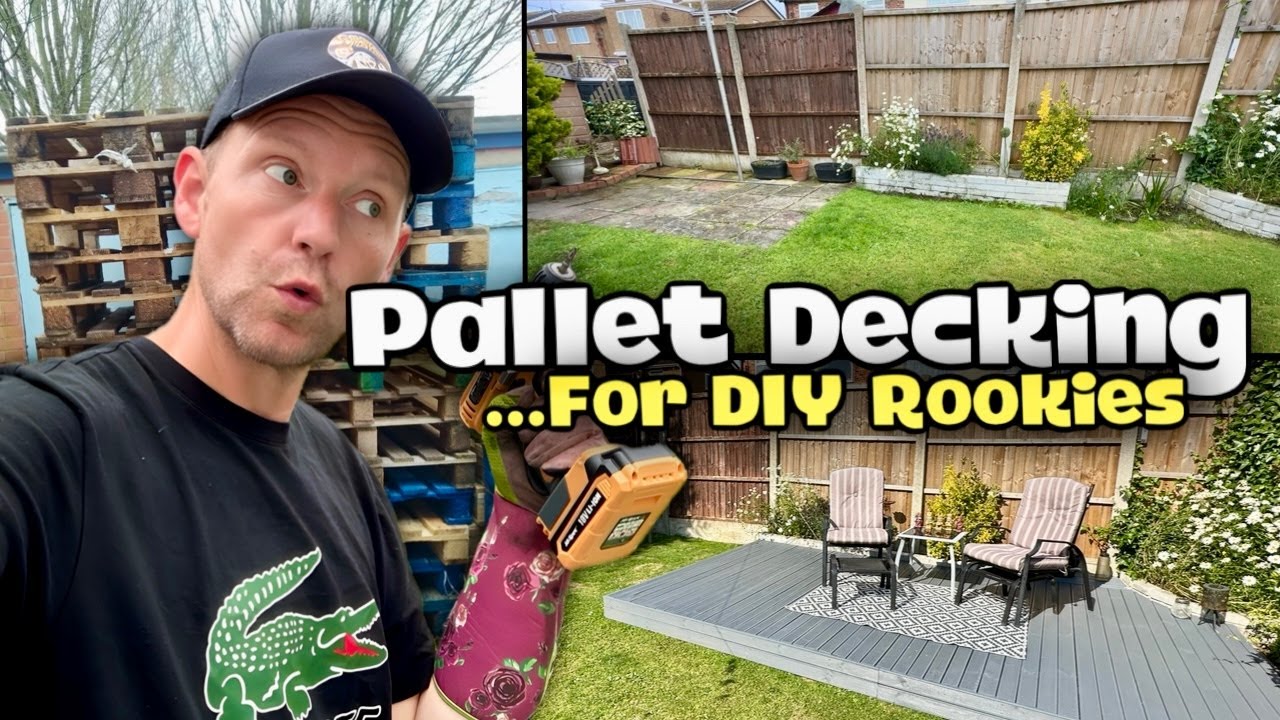 I'm A DIY Disaster, But I Built An Amazing Pallet Decking In My Garden ...