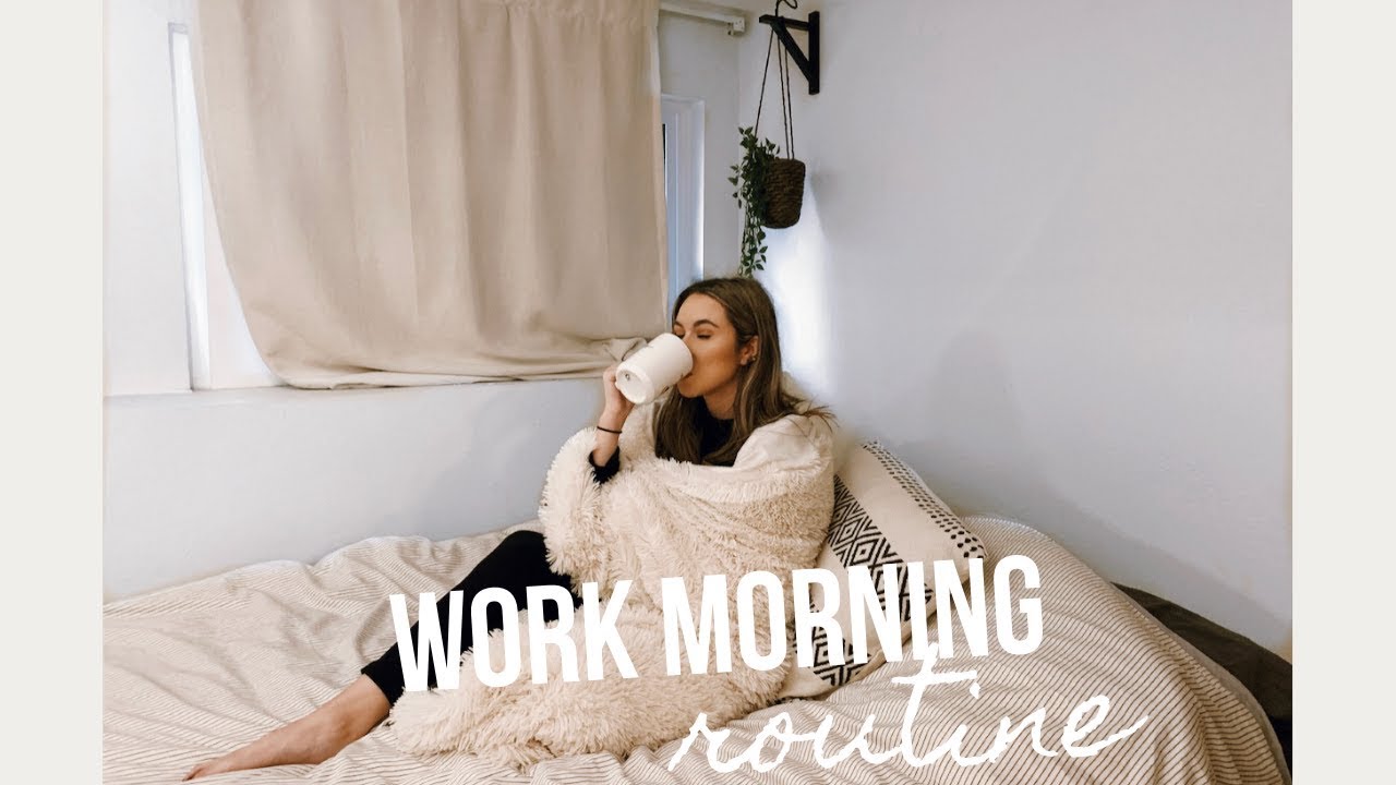 WORK MORNING ROUTINE | realistic get ready with me for work | SF ...