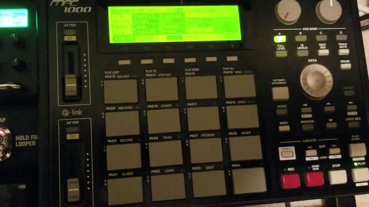 MPC 1000 synth jam - YouTube
