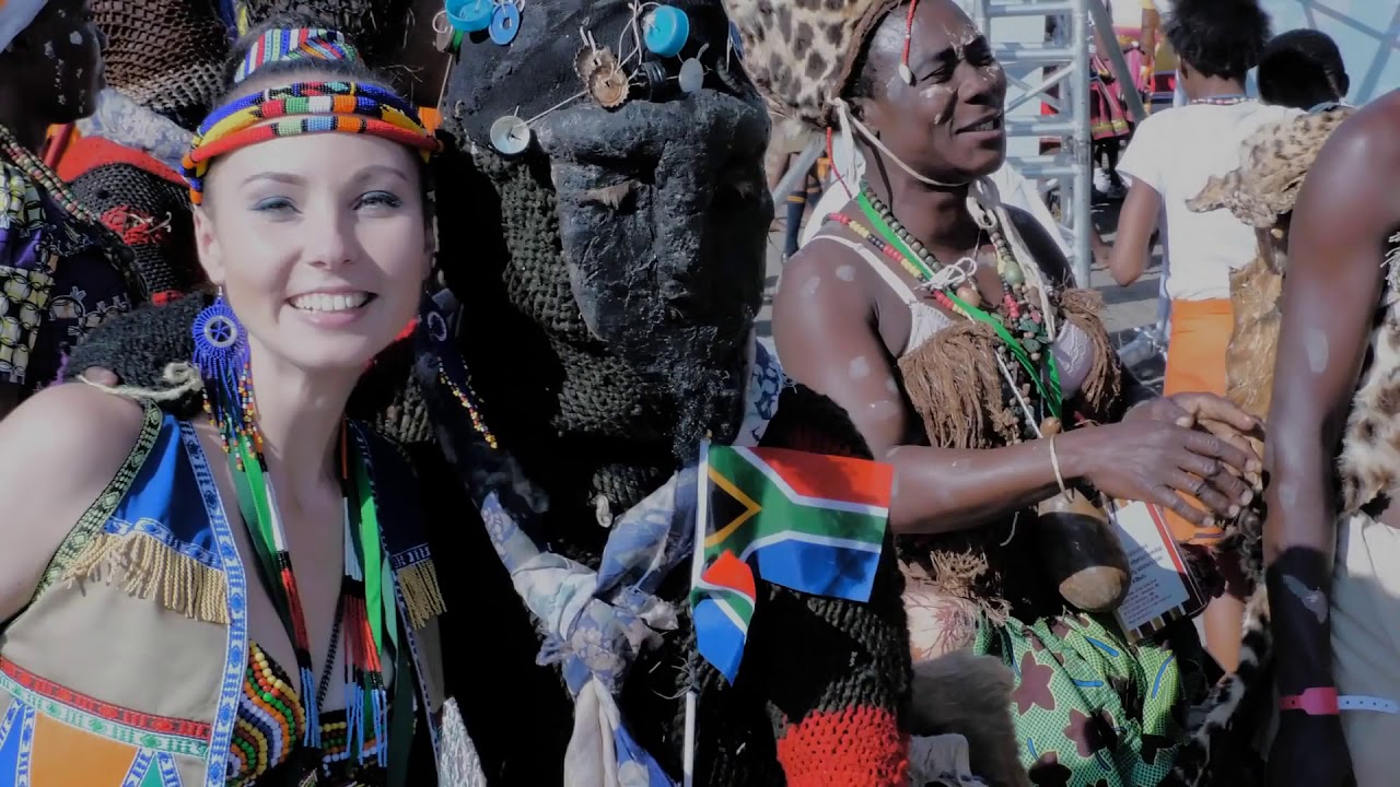Angola tribal peoples life in small town 2018 - YouTube