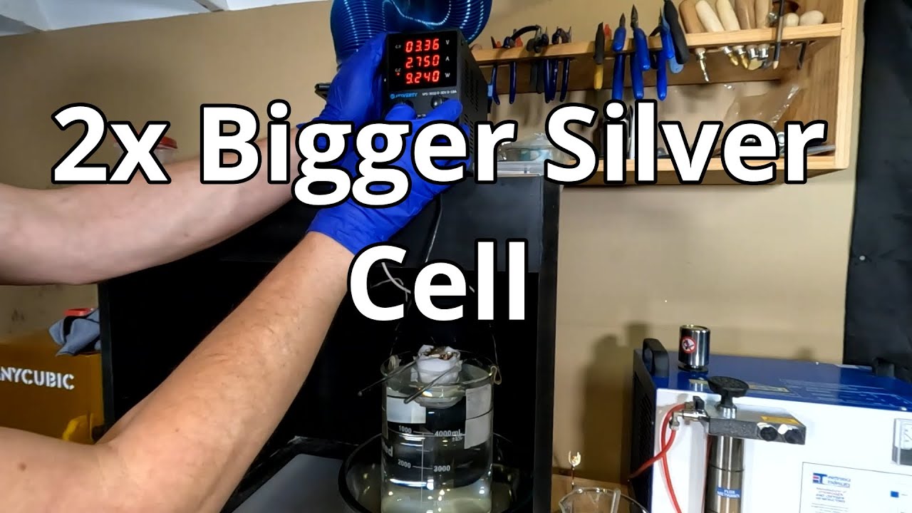 New Silver Cell setup - How I Refine Silver at Home - YouTube