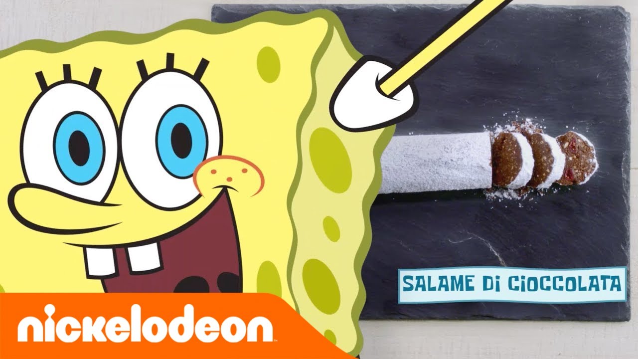 In cucina con Spongebob 2 | La ricetta del salame di cioccolata ...