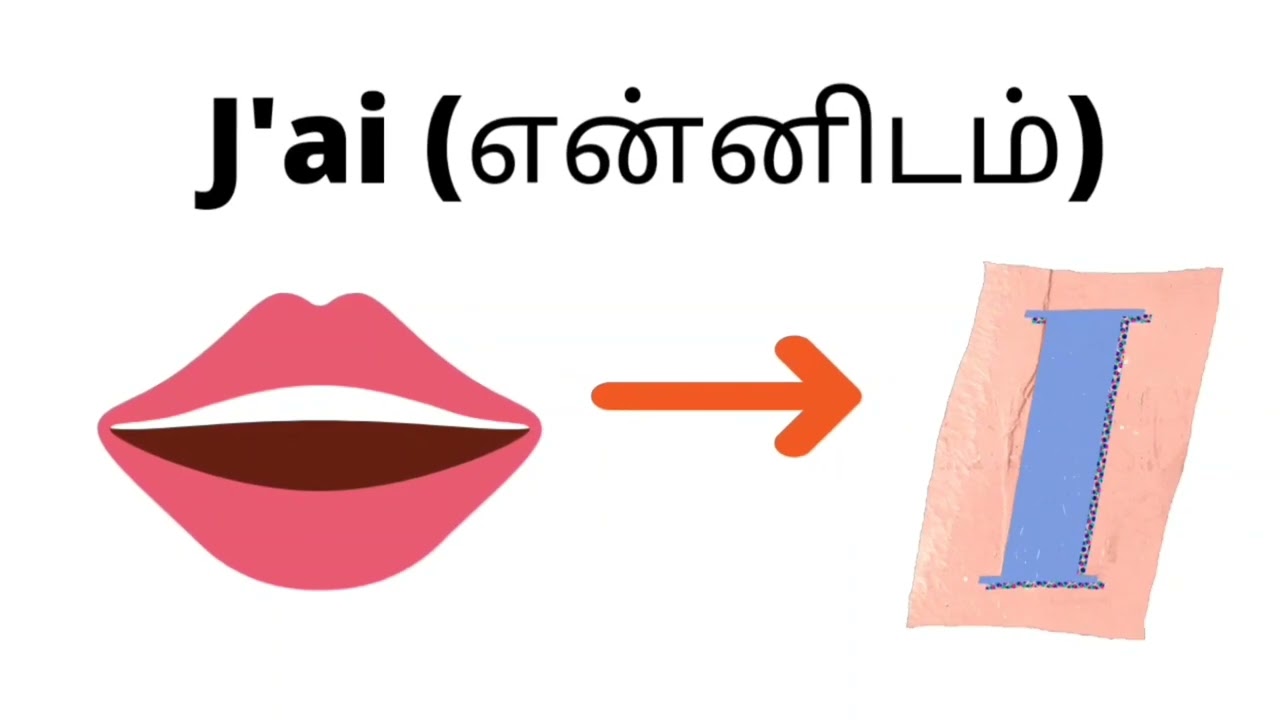 la prononciation je et j'ai | உச்சரிப்பு - YouTube