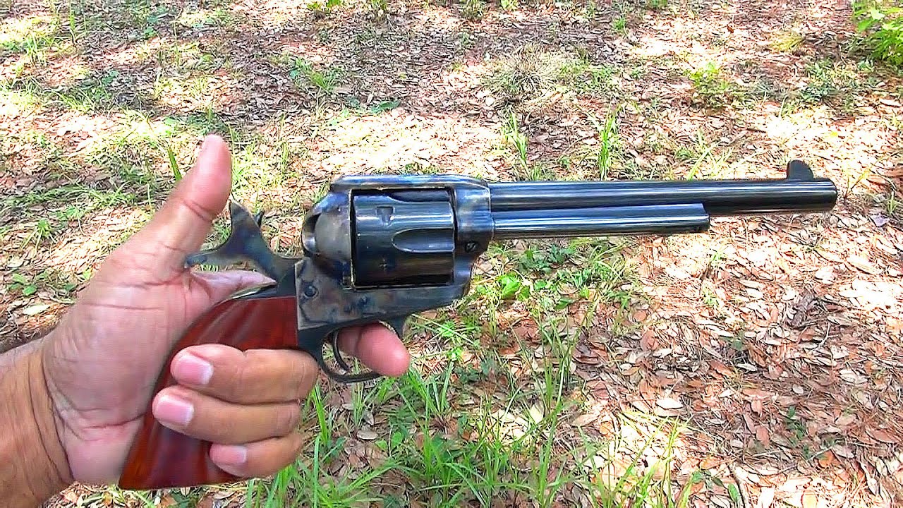 4 CLICKS OF COLT, SINGLE ACTION REVOLVER - YouTube