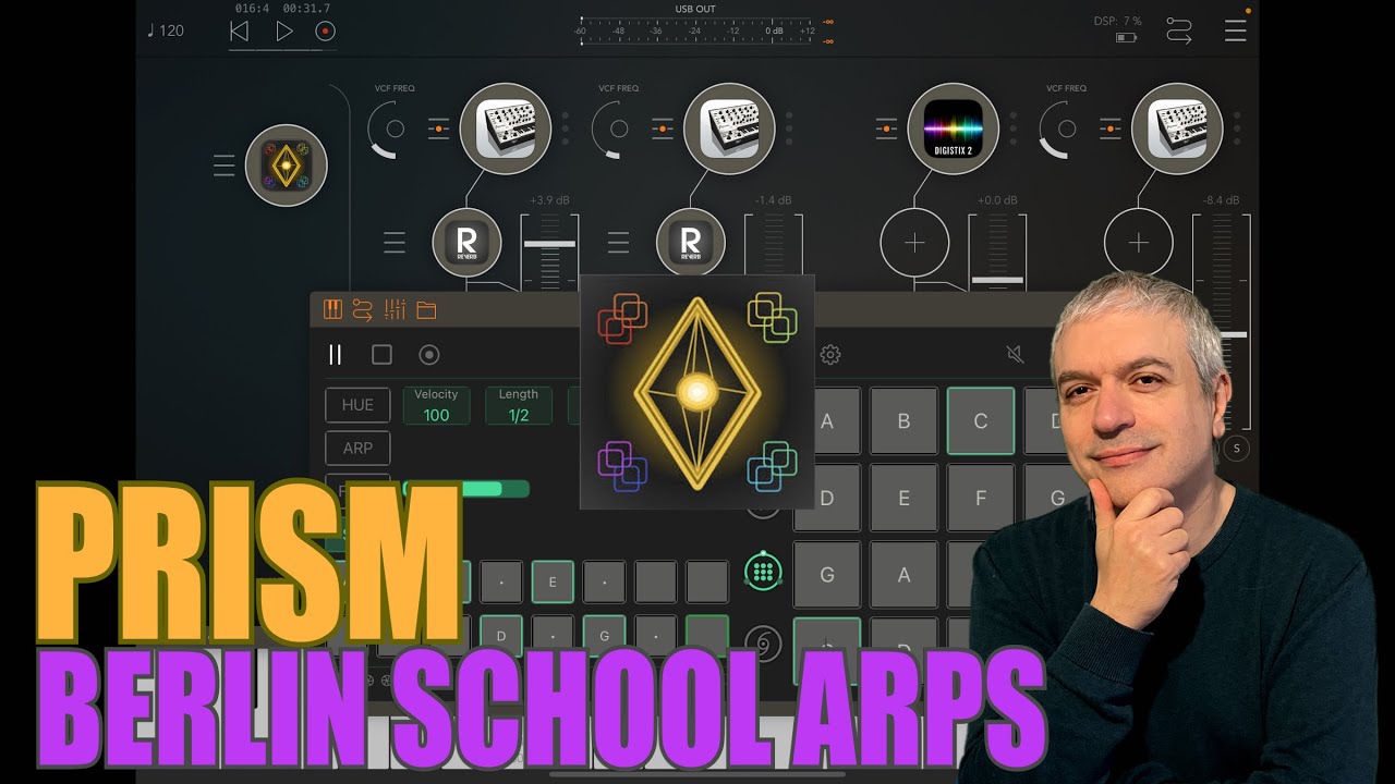 Prism Midi Sequencer 🎶🎶💎💎- Tutorial #2: Arps in Berlin School Electronics Music - YouTube