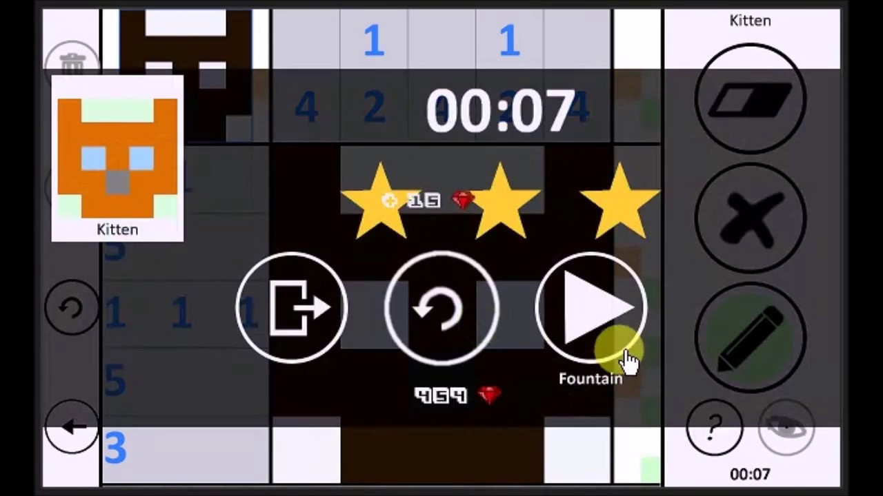 Picross Go : Speed run levels 5x5 in 4 minutes !! - YouTube