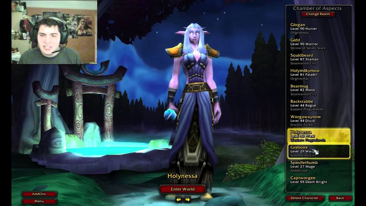World of Warcraft:MoP (New Mic test and Character Previews) - YouTube