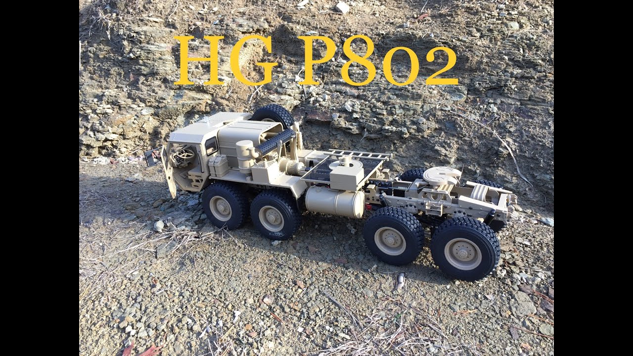 Cross-Rc Hg P802 Military 8x8 Unboxing and Run - YouTube