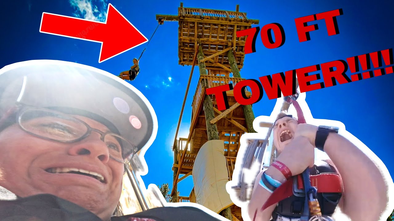 I JUMPED OFF A 70 FOOT TOWER!!! (South Dakota Vlog) - YouTube