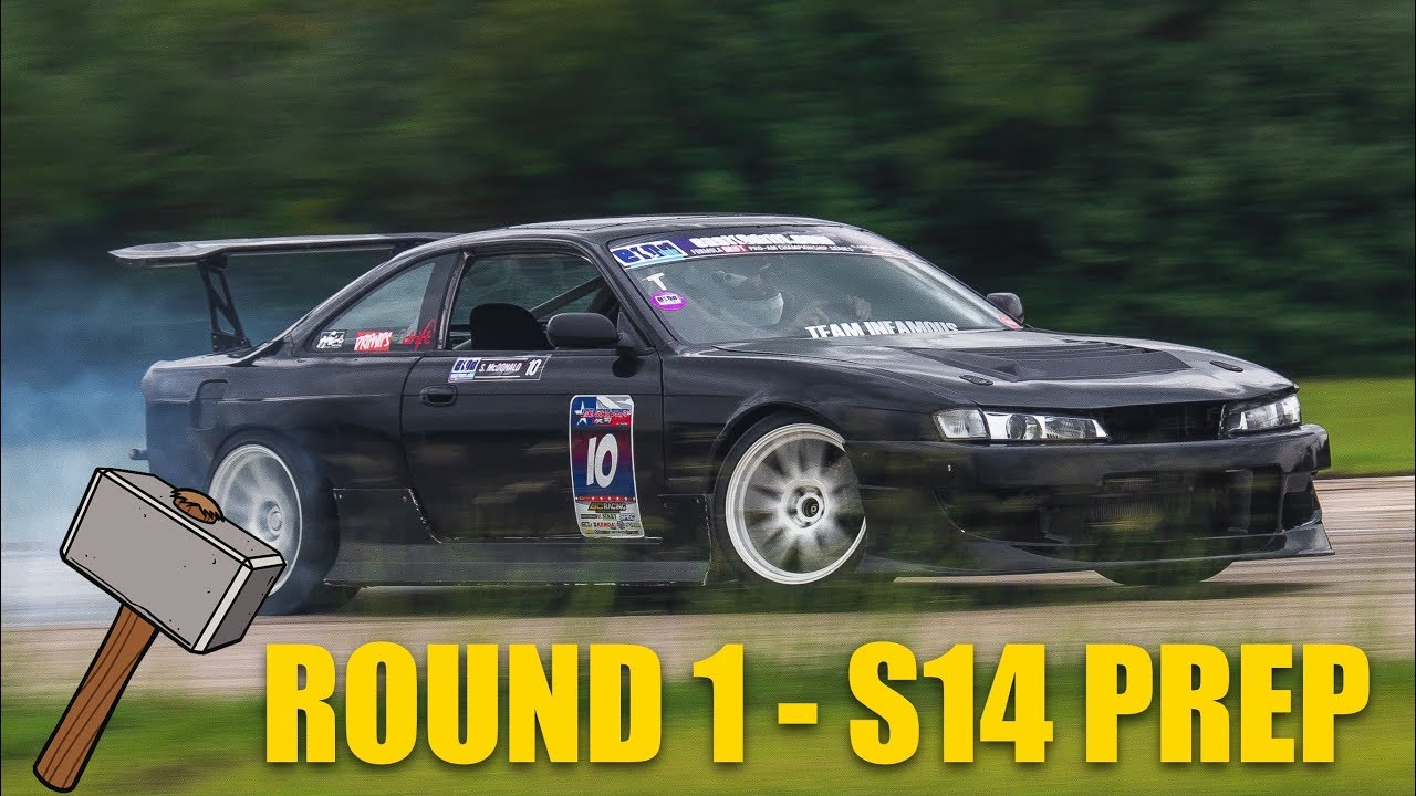 Lone Star Drift Round 1 - prep the V8 S14 - YouTube