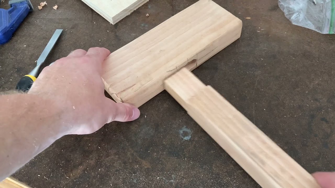 Mortise and Tenon Joinery: DIY Joiners Mallet with scrap 2X4 - YouTube