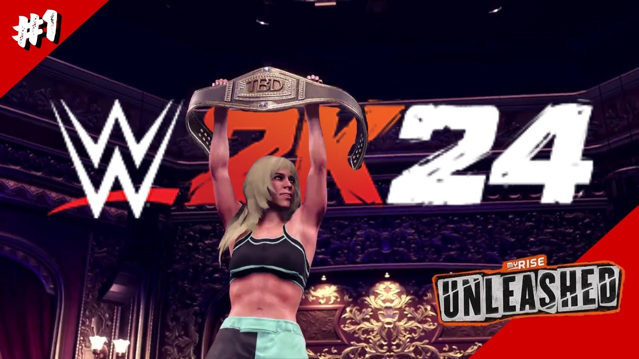 WWE 2K24 MY RISE UNLEASHED Walkthrough Gameplay - Part 1 (PS5) - YouTube