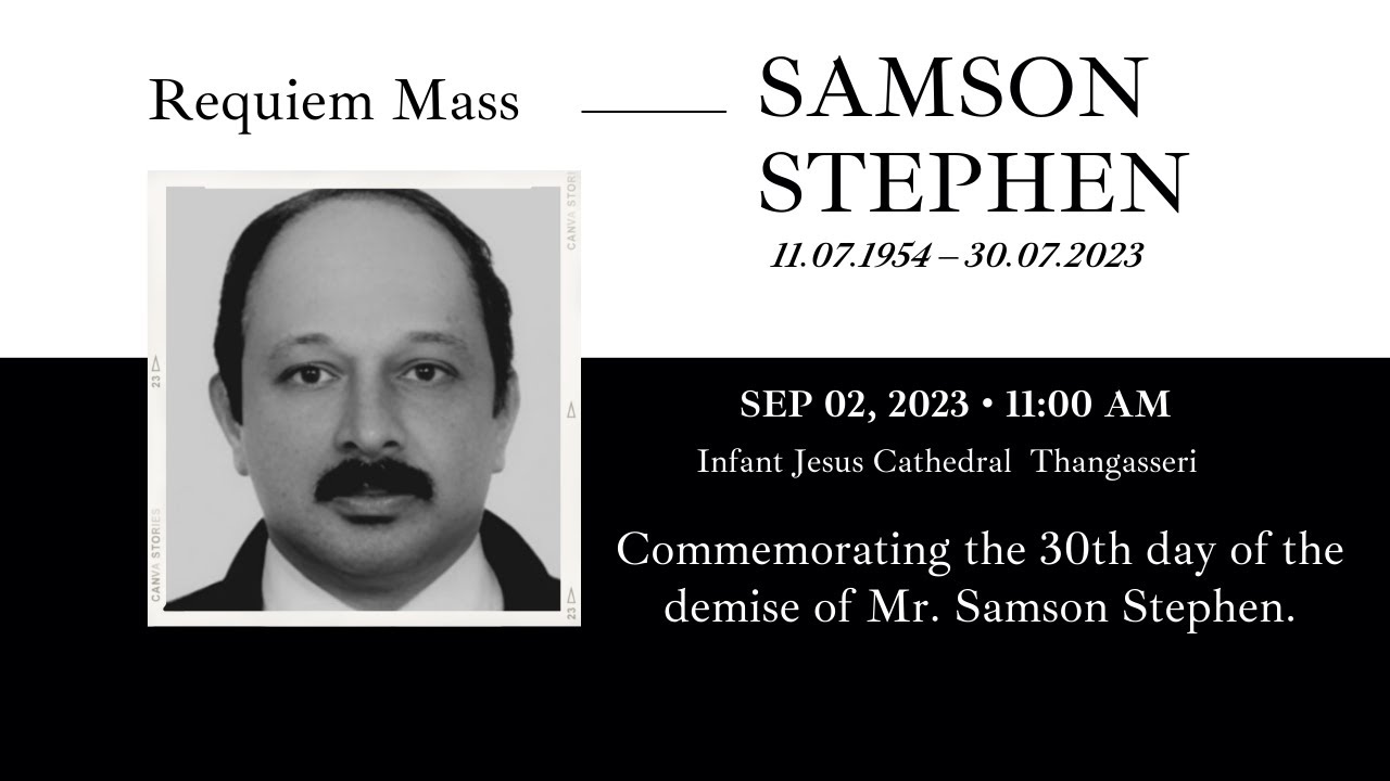 [ Requiem Mass Live ] Samson Stephen ( 11/07/1954 - 30/07/2023 ), La ...