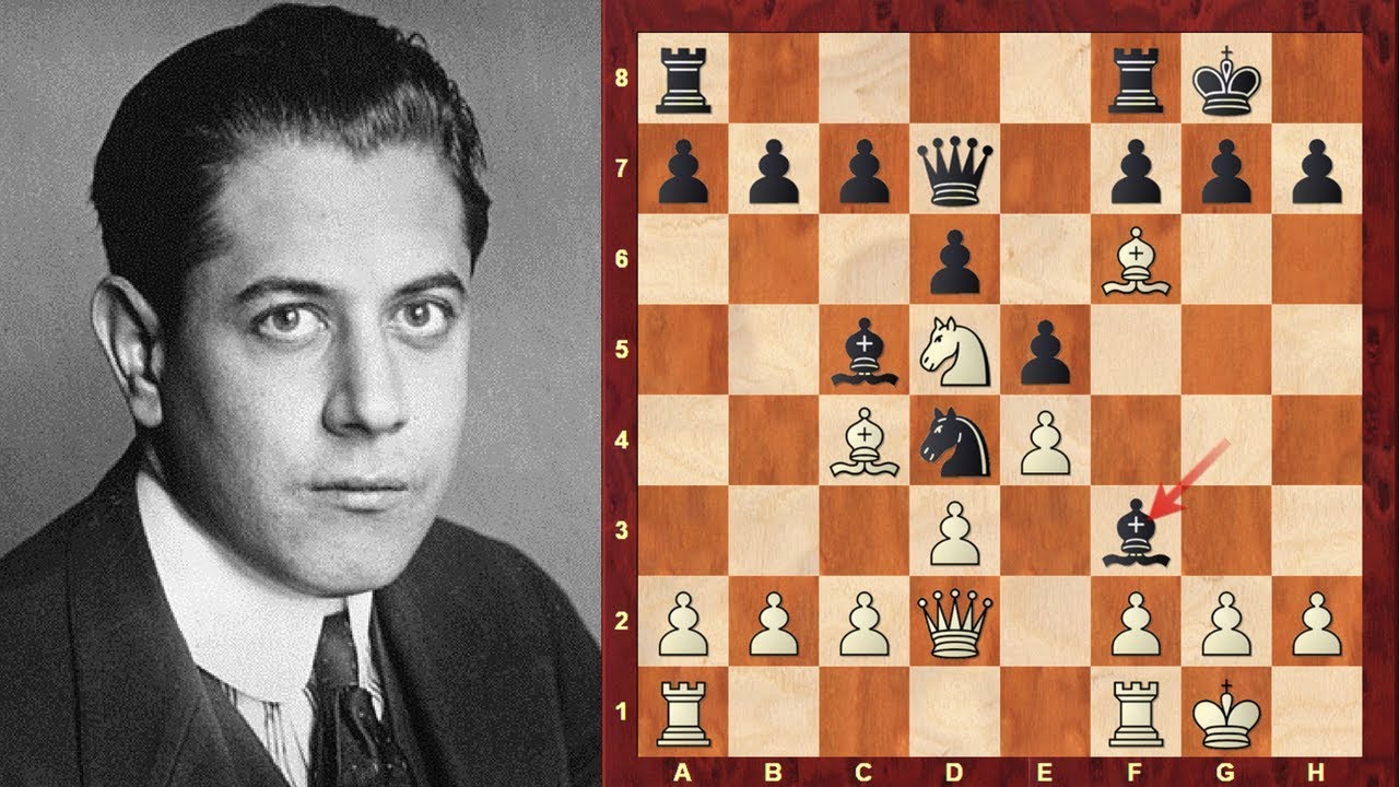 How being a copycat can really backfire! - Jose Raul Capablanca vs NN ...
