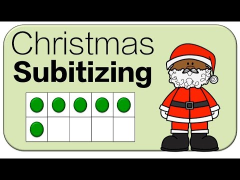 Christmas 10 Frame Subitizing: Christmas Brain Break - YouTube