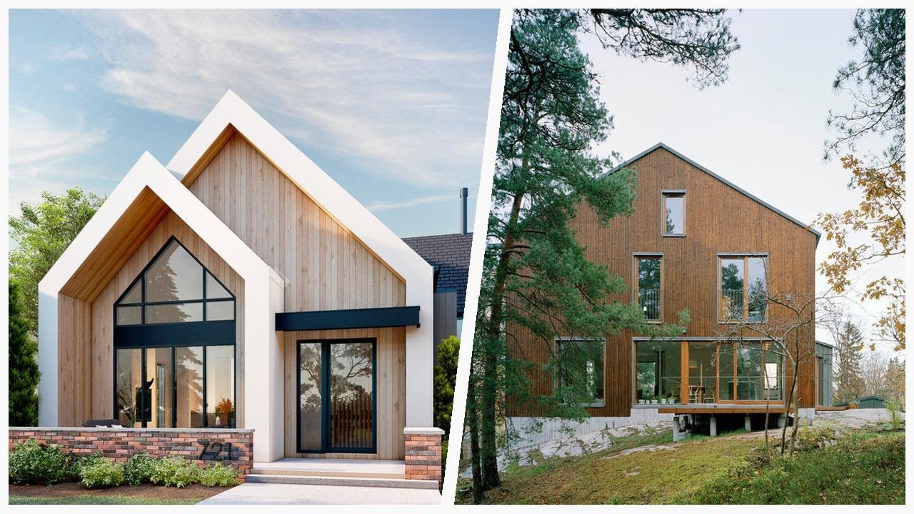 75 Premium Scandinavian Exterior Home Design Ideas You'll Love ⭐️ - YouTube