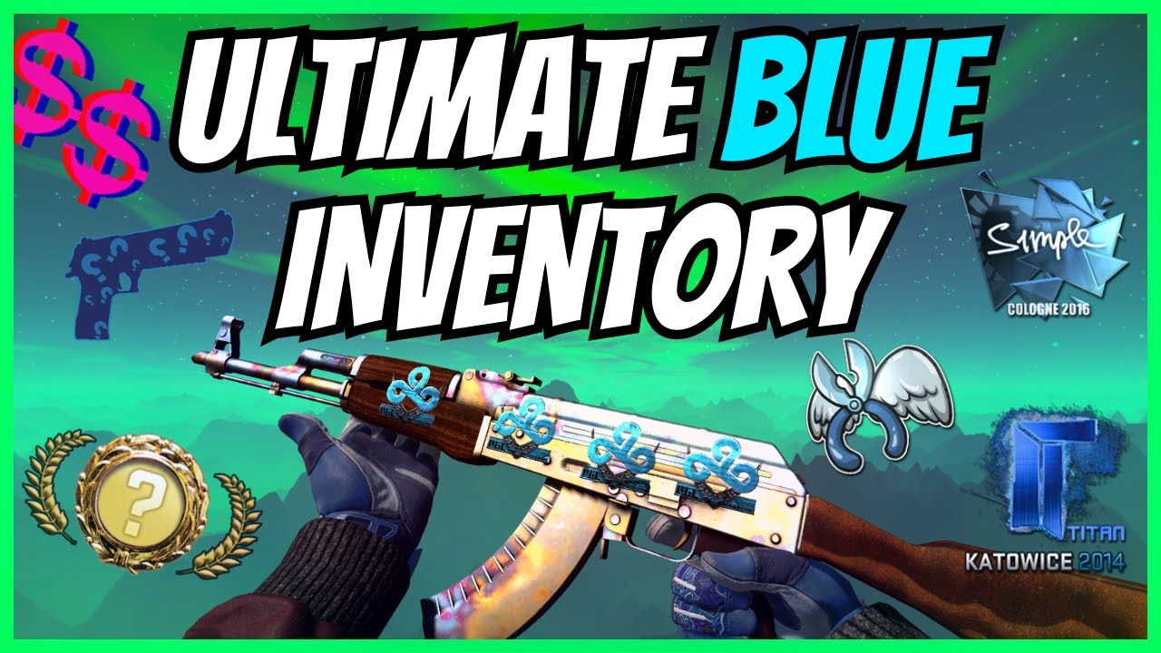 INSANE FULL BLUE CSGO INVENTORY! The Best Blue CS:GO/CS2 Skins 2023 ...