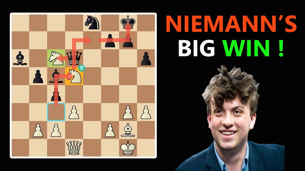 Niemann Wins a Big Tournament , Hans Niemann vs Svane Fredrick , Grenke ...