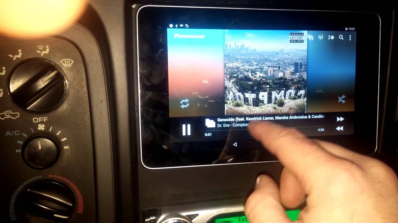 Dodge ram 5.9 1995 nexus 7 tablet install in dash - YouTube