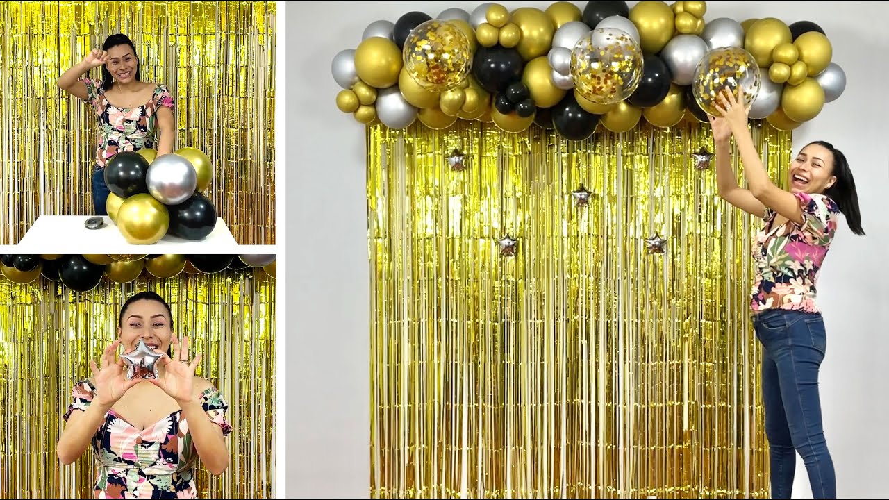 Como hacer un Arco de Globos - Guirnalda de Globos 🎉 Balloon Garland 🎉 ...