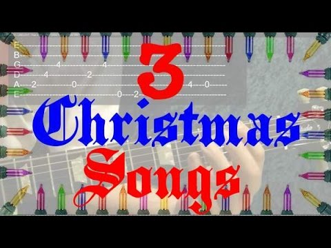 3 Christmas Songs Played as Solos - Guitar Lesson ( by BobbyCrispy ...