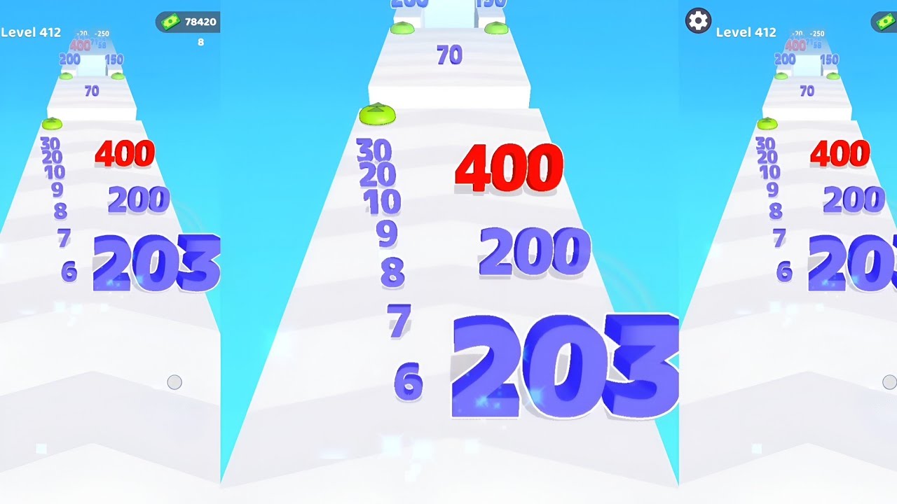 Number Run Merge Running Game 3D run with best ASMR numbers gameplay ...