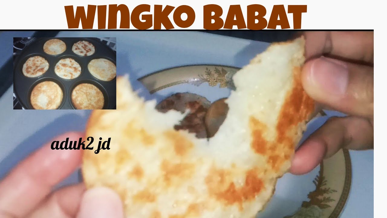 olahan dari tepung ketan// Wingko babat teflon - YouTube