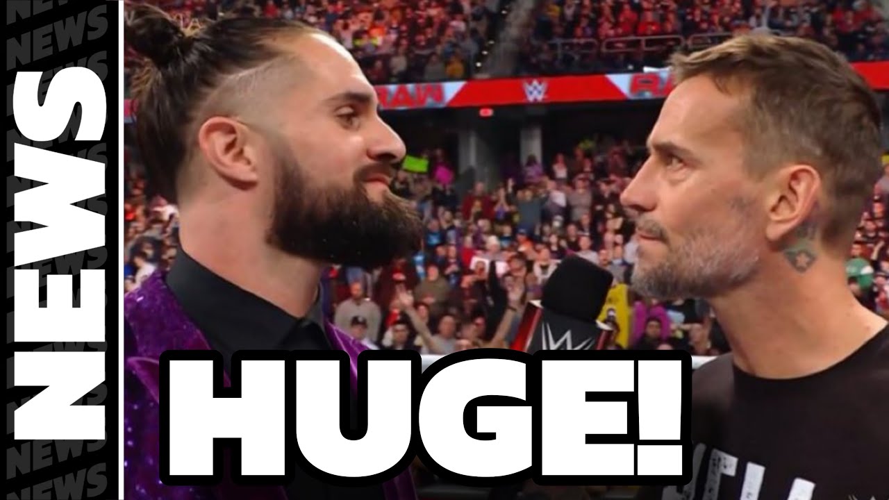 CM PUNK & SETH ROLLINS CONFRONT!!! CM PUNK SIGNS WITH RAW!!! CM PUNK ...