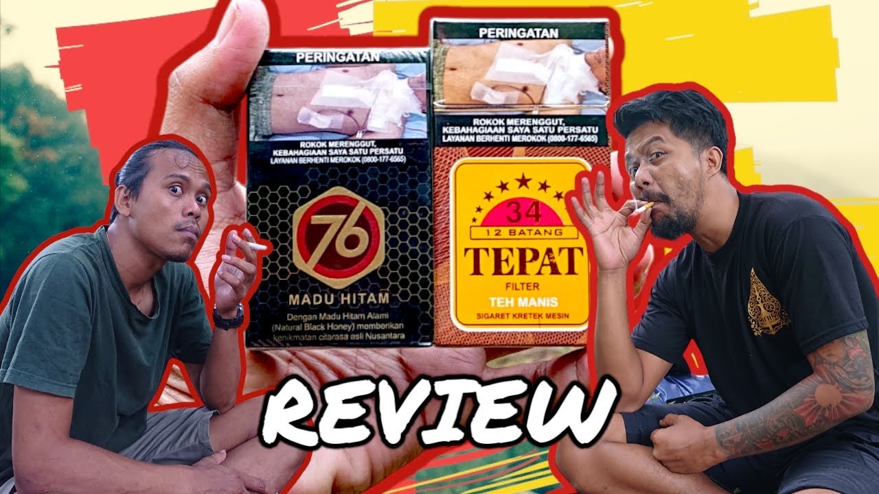 Review Rokok Unik | Djarum 76 Madu Hitam VS Tepat Filter Teh Manis ...