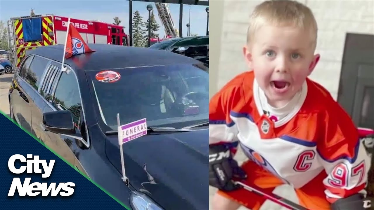 Celebration of life for Oiler superfan Ben Stelter - YouTube