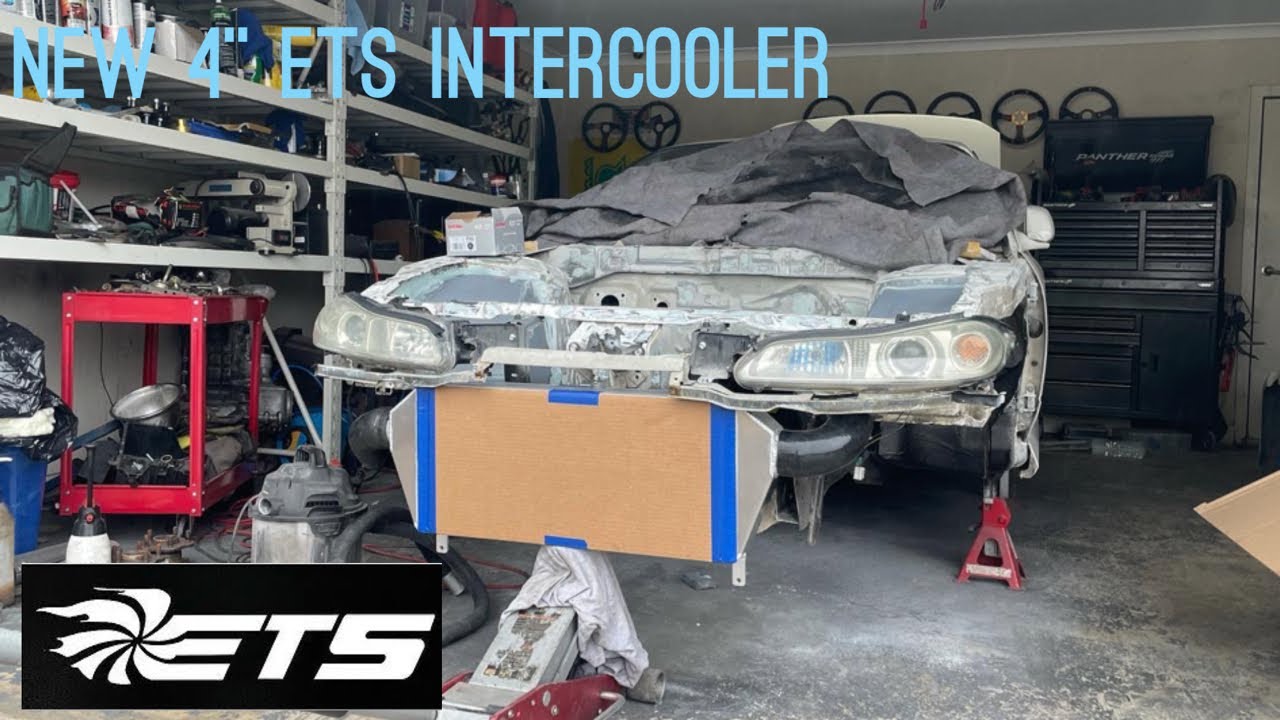 S15 Silvia get a new ETS intercooler - YouTube