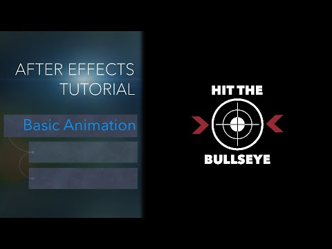 After Effects Basic Animation - YouTube