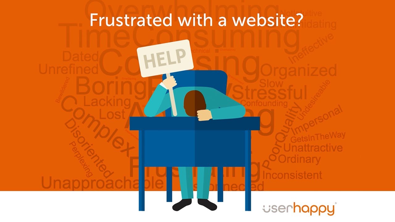 UserHappy Social Media Post: Frustrated with a Website? - YouTube