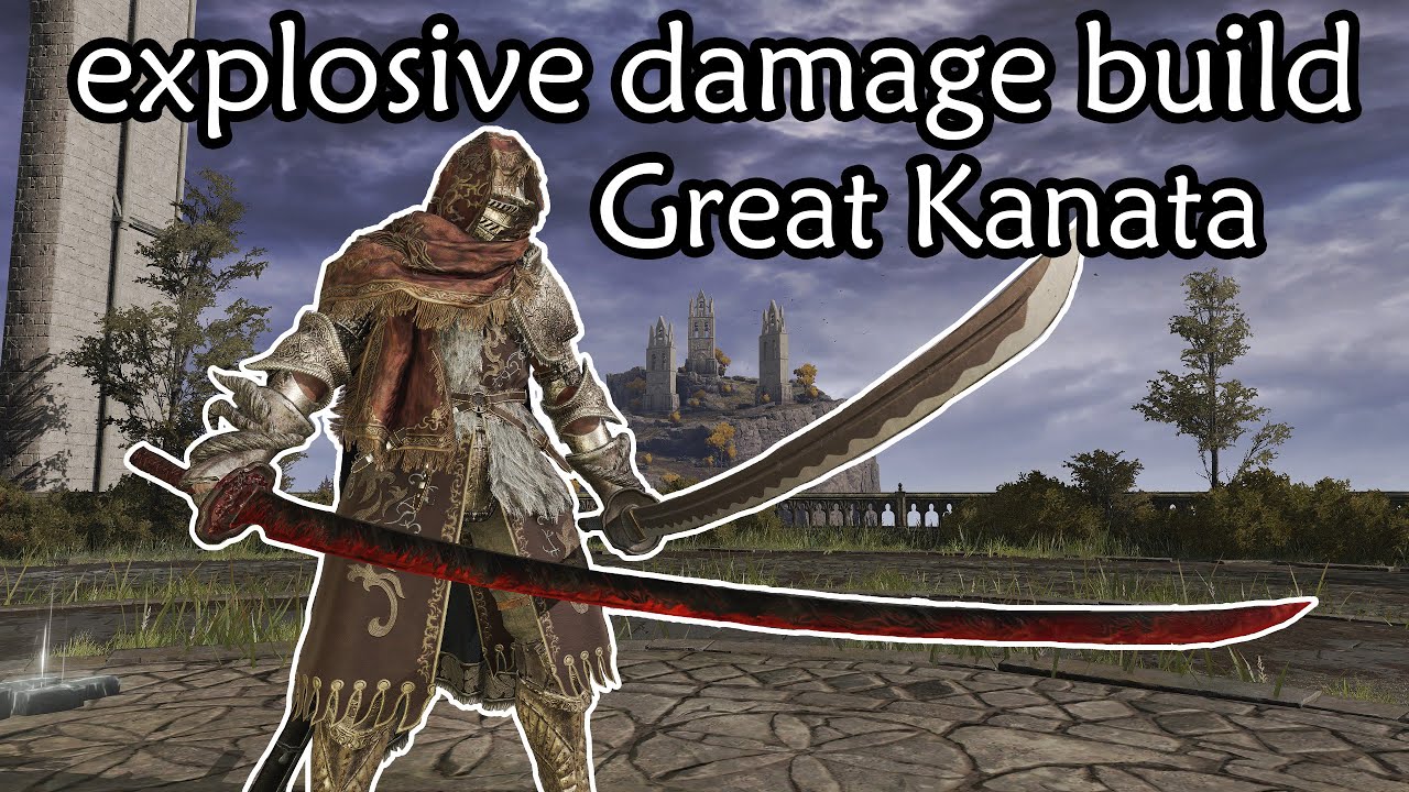 Elden ring - Great Katana explosive damage build - YouTube