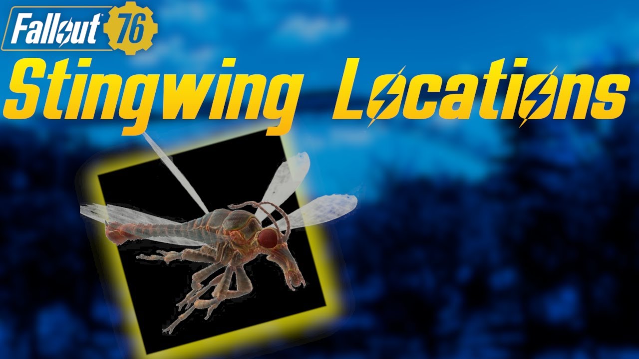 Fallout 76 - Stingwing Locations - YouTube