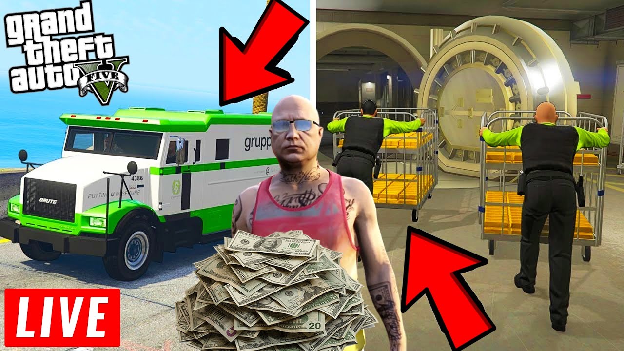 INCERCAM SA DAM JAF LA O BLINDATA SA FURAM BANII! • FIVEM LIVE - YouTube