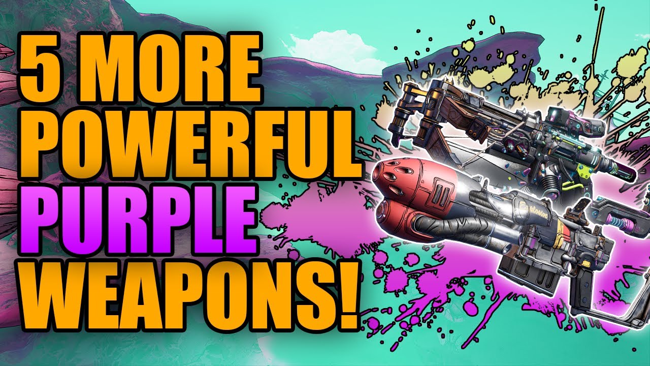 5 More Purple Rarity Weapons That Dominate - Better Than Legendaries ...