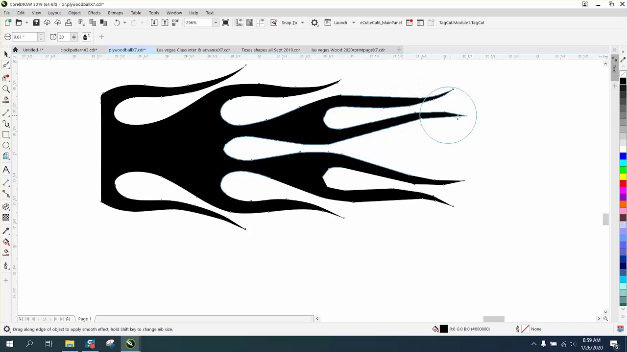 Corel Draw Tips & Tricks Flames with a Text - YouTube