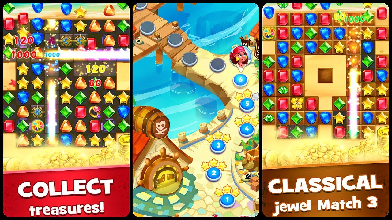 Jewels Star Blast - Jewel Gems (Gameplay Android) - YouTube