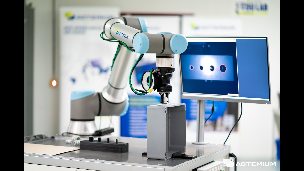 Actemium NL | Cobot and Vision | Handling and Manufacturing - YouTube